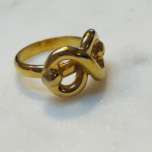Napier | Jewelry | Vintage Napier Gold Tone Single Knot Ring Size 6 ...